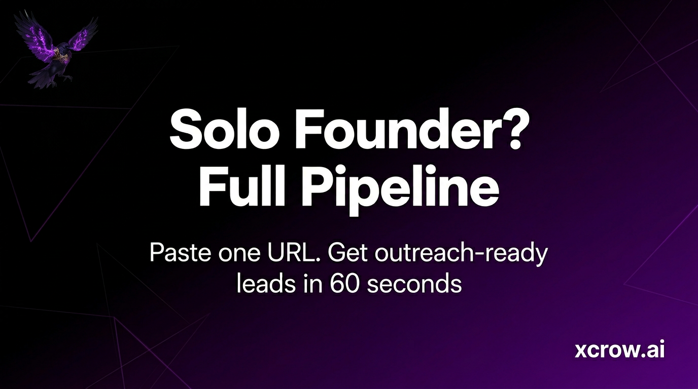 Xcrow — The #1 Outbound Lead Hunter | AI-Powered B2B Prospecting